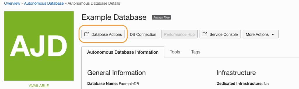 Oracle Database API for MongoDB