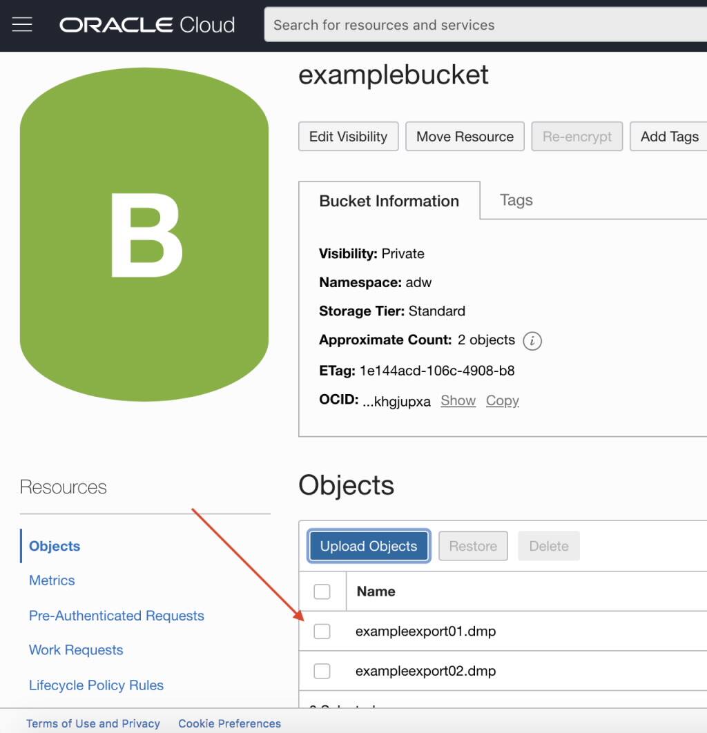 The simplest guide to exporting data from Autonomous Database directly to Object Storage