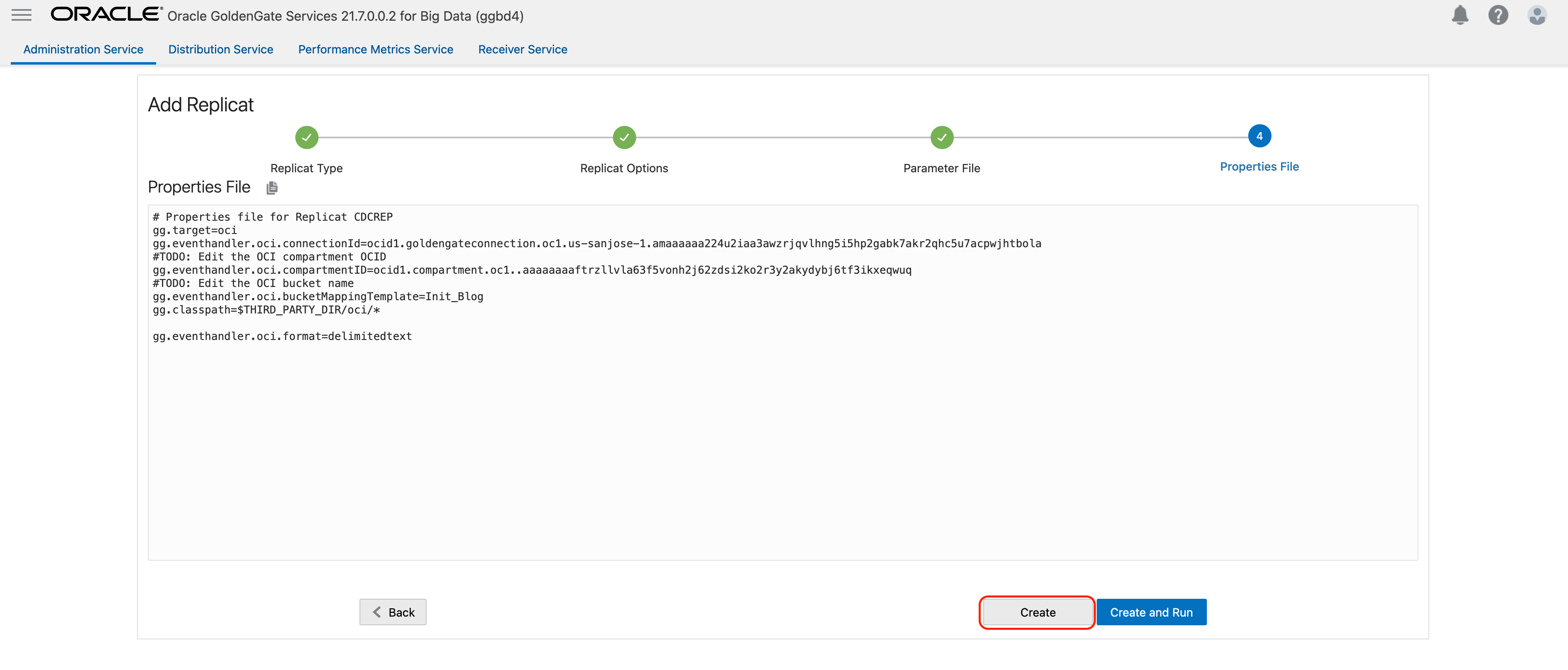 Initial Load With Oci Goldengate For Big Data