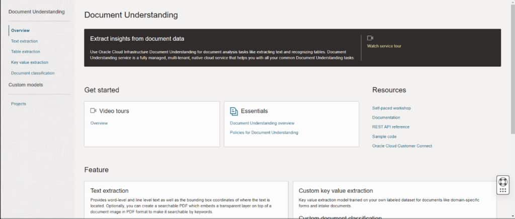 AI and ML tools in OCI and their potential benefits for greater accessibility