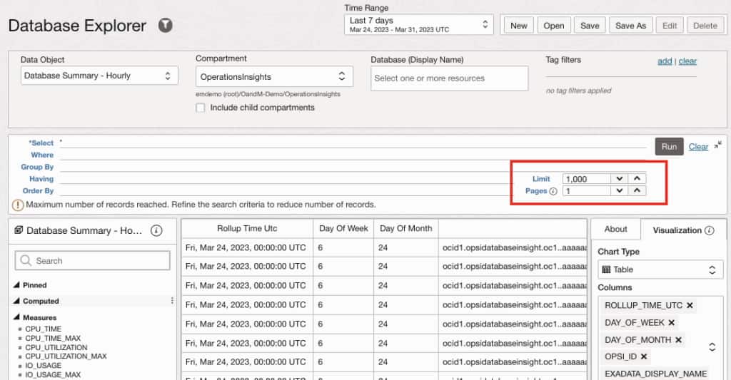 Explore The Newest Features In Oci Operations Insights