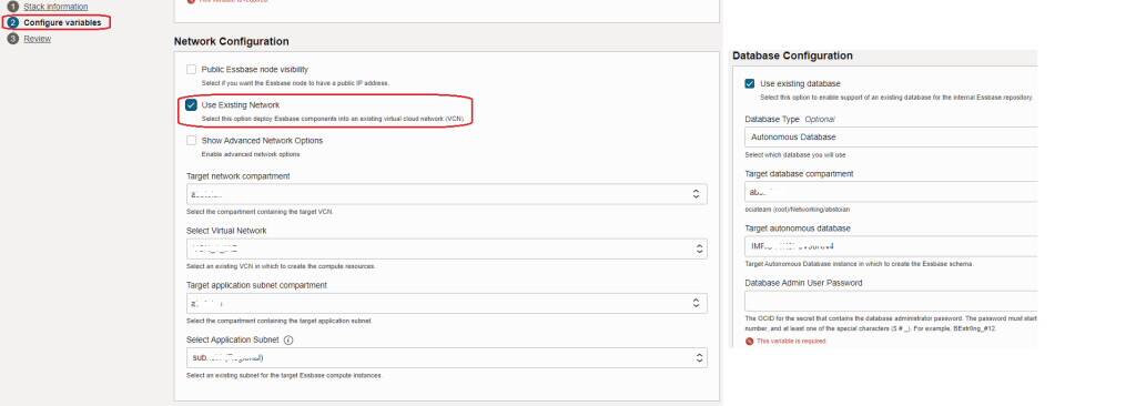 Reference OCI Networking Architecture - Oracle Essbase