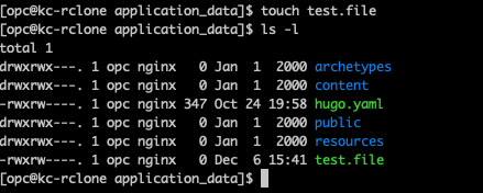 Use OCI Object Storage as a Mounted Filesystem with Rclone