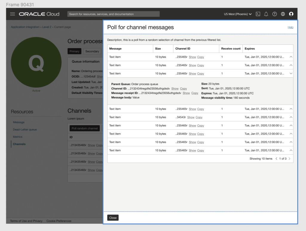 Channels in OCI Queue enable messaging fairness, ephemeral destinations ... Channels in OCI Queue enable messaging fairness, ephemeral destinations ...