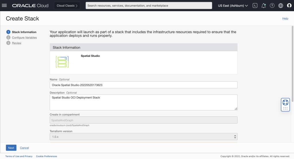 Oracle Spatial Studio 22.1 now on Oracle Cloud Marketplace