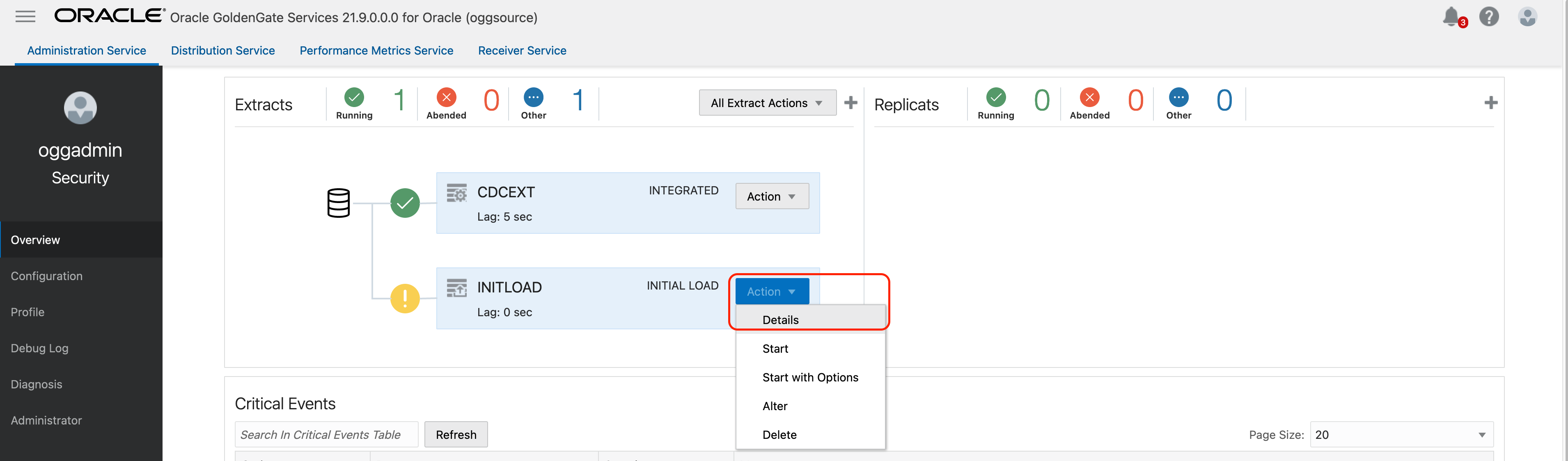 Initial Load with OCI GoldenGate for Big Data