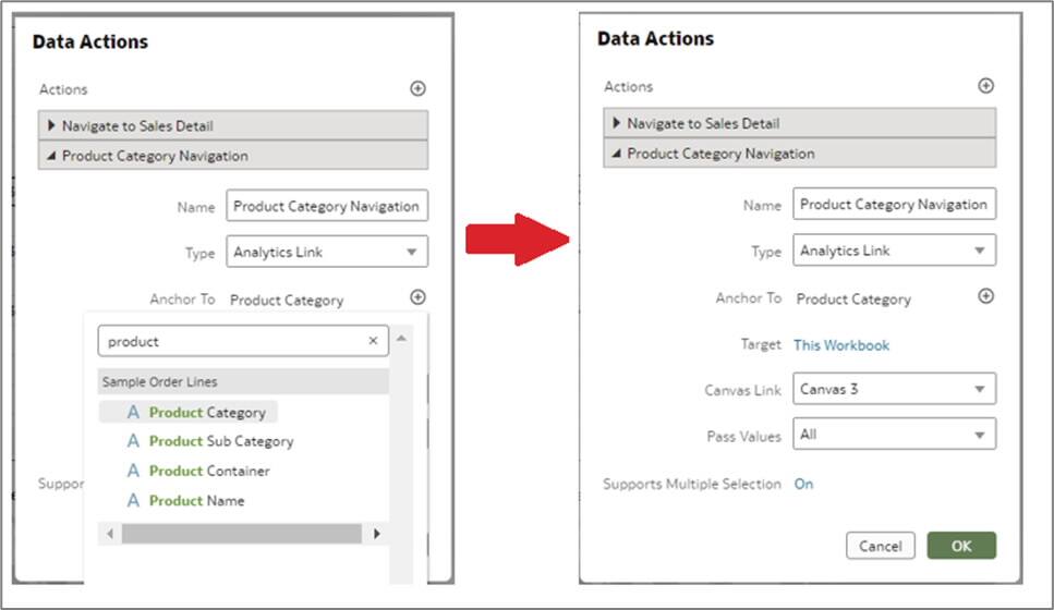 Data Actions at Work, Part 1 - the Oracle Analytics Link
