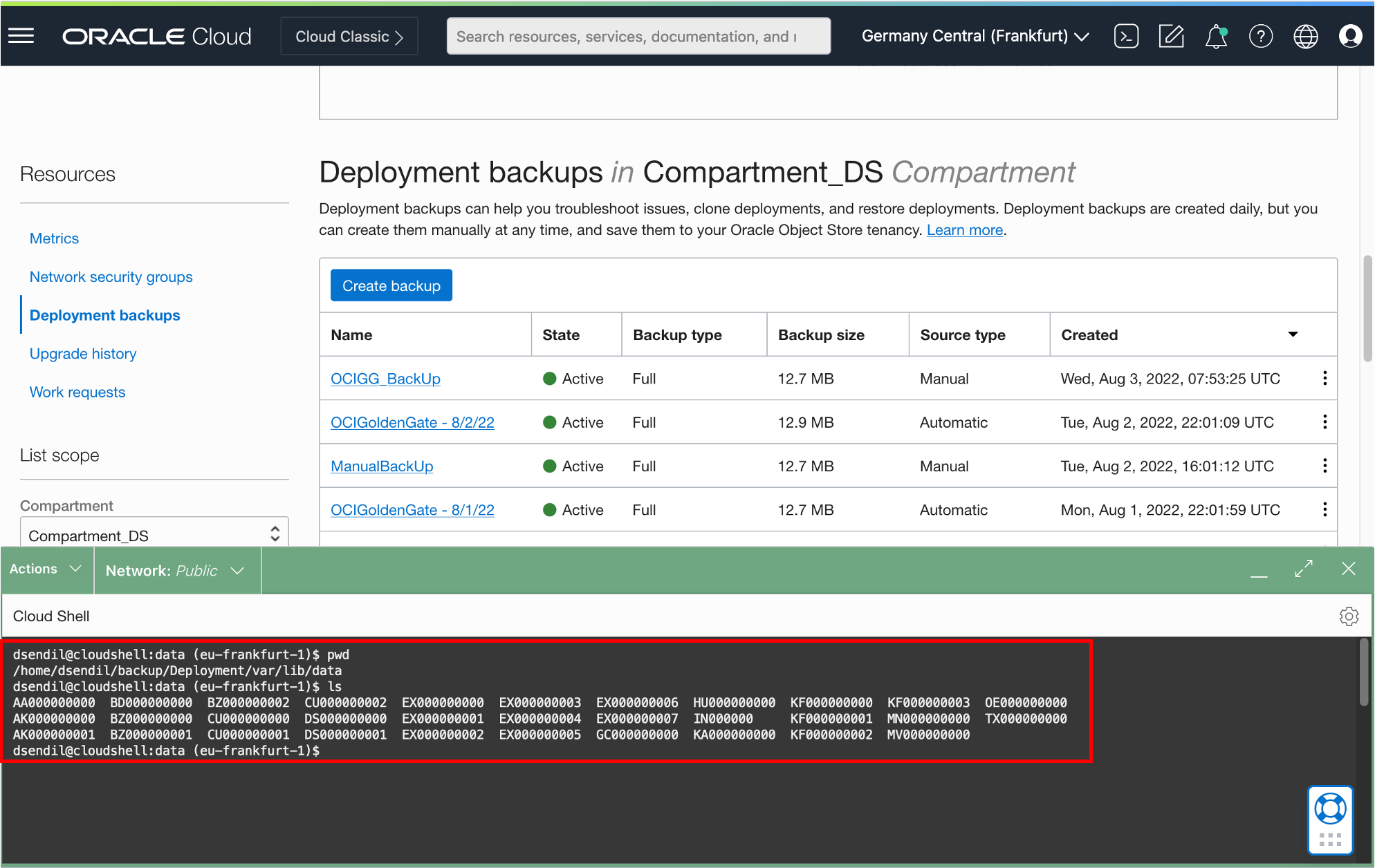 Using Logdump Utility With Oracle Cloud Infrastructure Oci Goldengate
