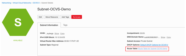 Connect from Oracle Cloud VMware Solution virtual machine to Oracle ...