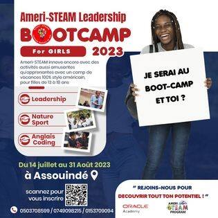 Oracle Academy empowers the future at Ameri-STEAM Girls Bootcamp 2023, Côte d’Ivoire