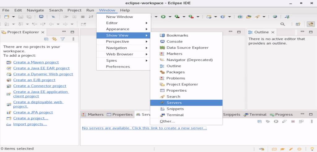 Java EE開発者向けのEclipse IDEでWebLogic Server 14