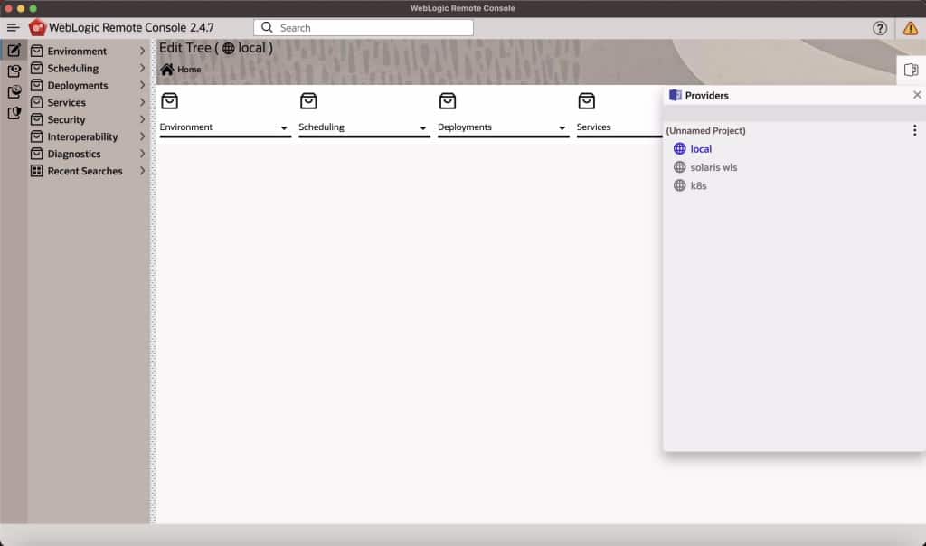 WebLogic Remote Consoleの確認 (オープン・ソースのWebLogic Admin Console)