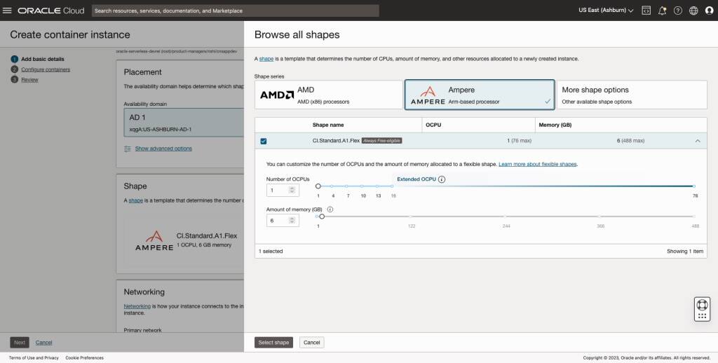 Containers On Arm In Oracle Cloud Infrastructure