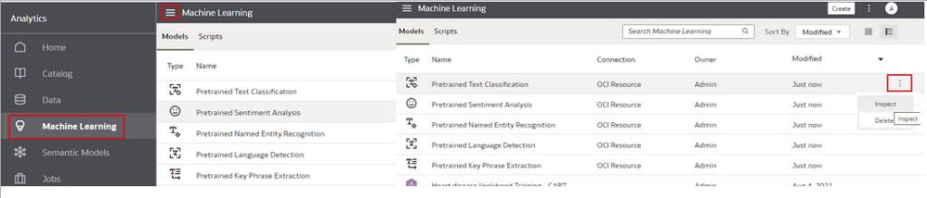 Register Oci Language Models In Oracle Analytics Cloud