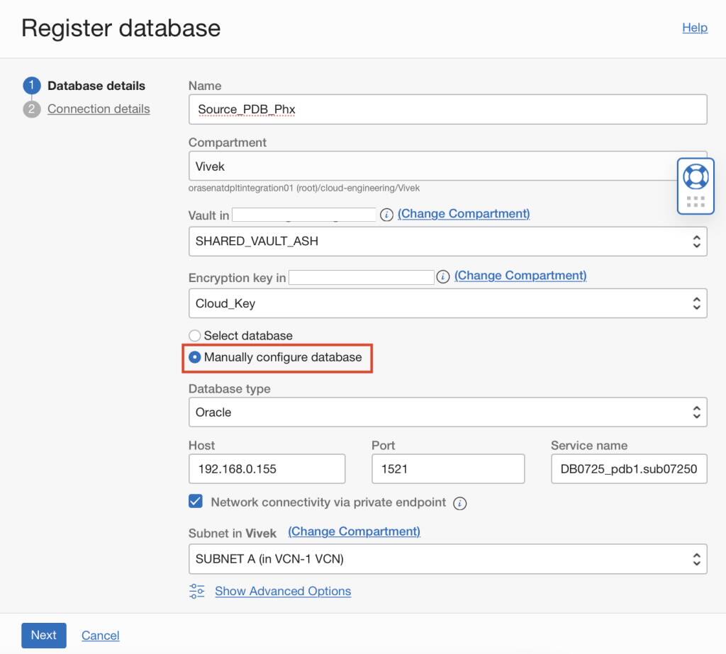 Migrate Data across Oracle Base Database Service instances in Different ...