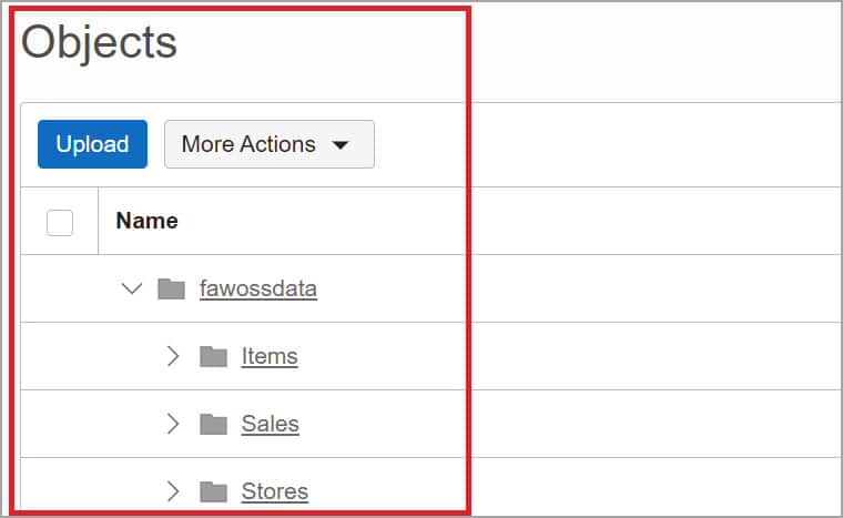 Loading Data from Oracle Object Storage into Oracle Fusion Analytics