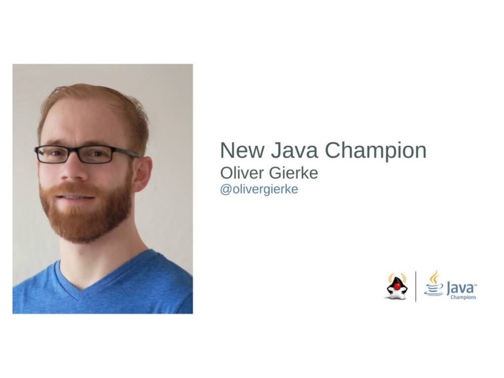 Congratulations New Java Champion Oliver Gierke