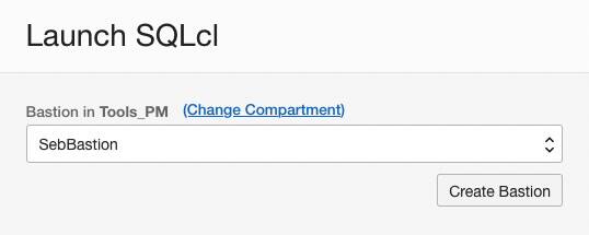 Oracle Cloud Infrastructure（OCI）のデータベース・ツール