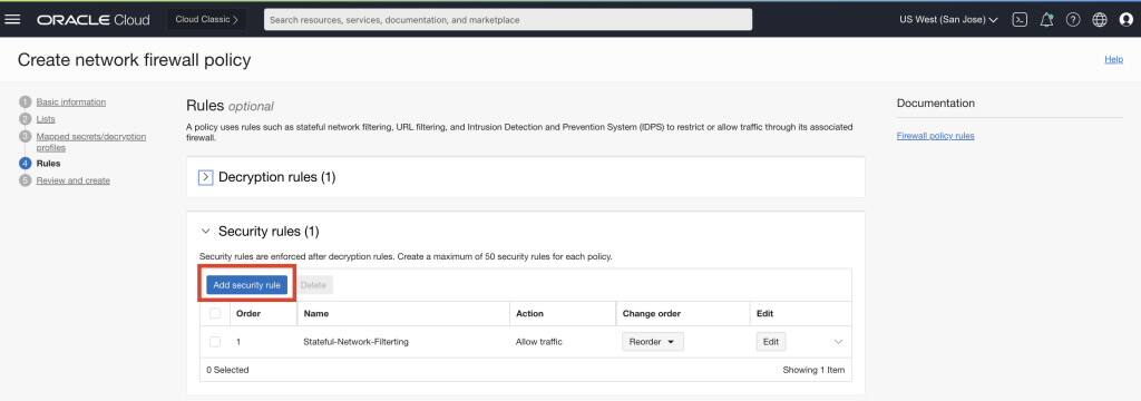 Defense In Depth Layering Using Oci Network Firewall