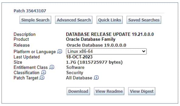 EBS 12.2 Certified with Database Release Update 19.21 - Linux Only (Oct 2023)