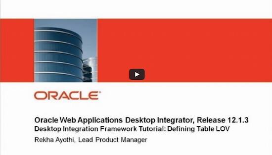 How to Define Table-Validated Lists of Values in Web ADI