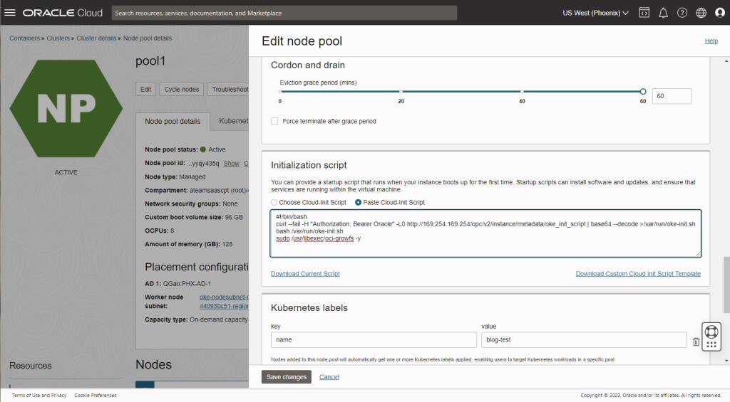 OKE Node Sizing for Very Large Container Images