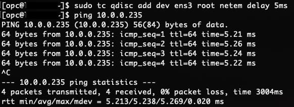 Using Linux Traffic Control to simulate latency and investigate fetch size for Oracle Database