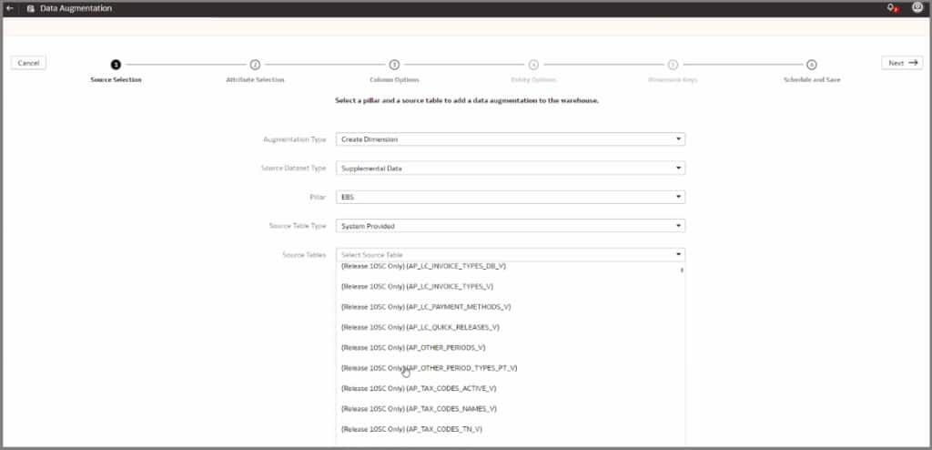 Ebs Managed Connector For Oracle Fusion Data Intelligence