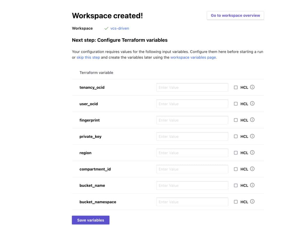Terraform Cloud with Version Control Workflow