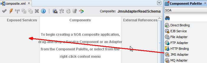 Jms Step 5 How To Create An 11g Bpel Process Which Reads A Message Based On An Xml Schema From