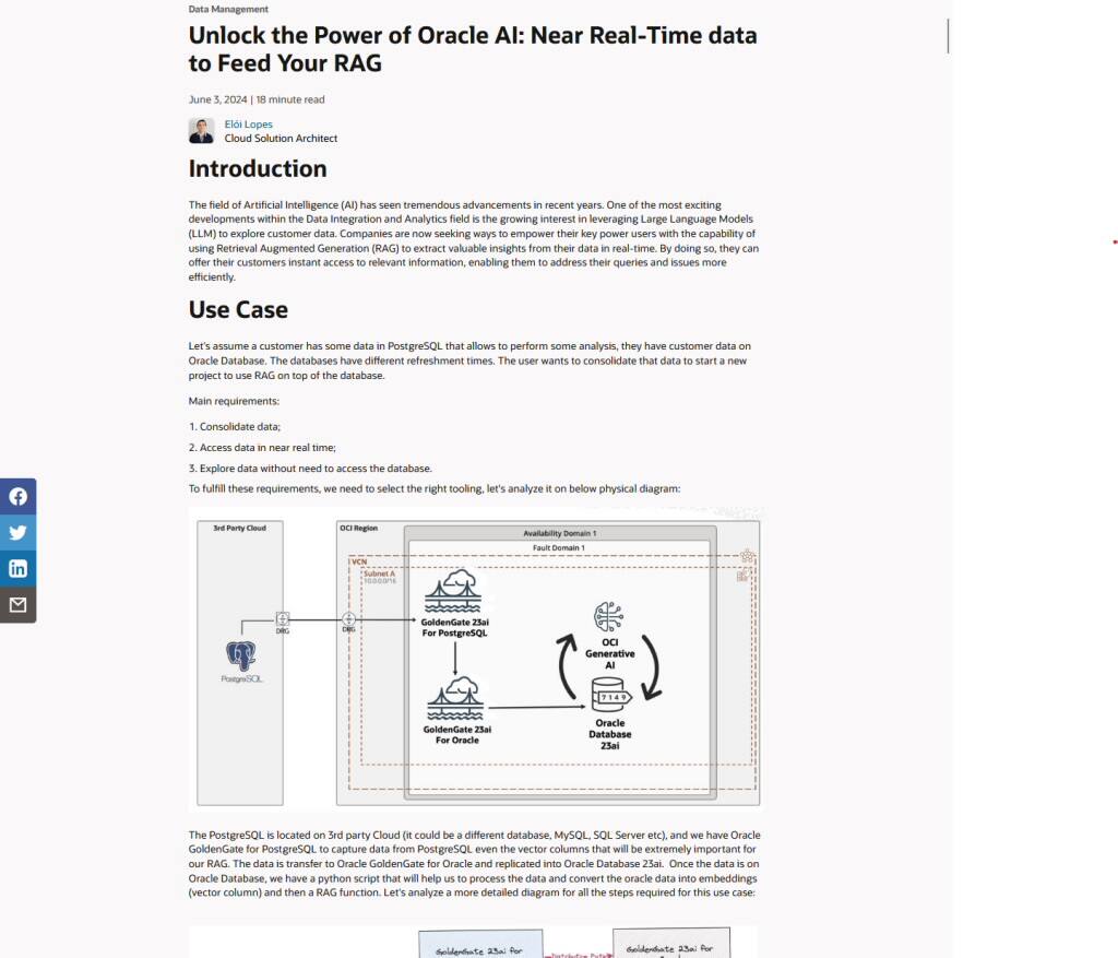 A-Team Article - Use OCI GoldenGate 23ai to stream real-time data for ...