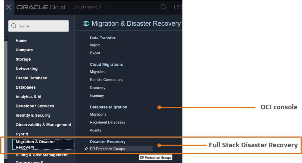 OCI OCI Full Stack Disaster Recoveryの一般提供を発表