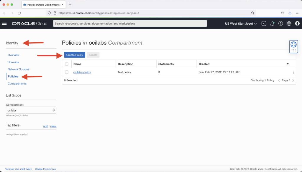 Using OCI Object Storage bucket encryption