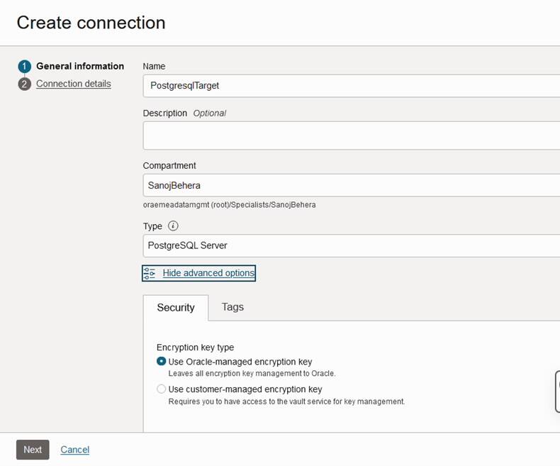 Seamlessly Migrate An On Premise Postgresql Database To Oci Database