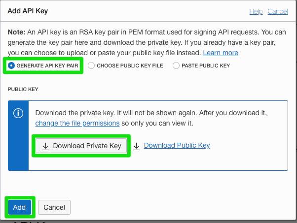 Prep your Oracle Cloud tenancy for using SDKs