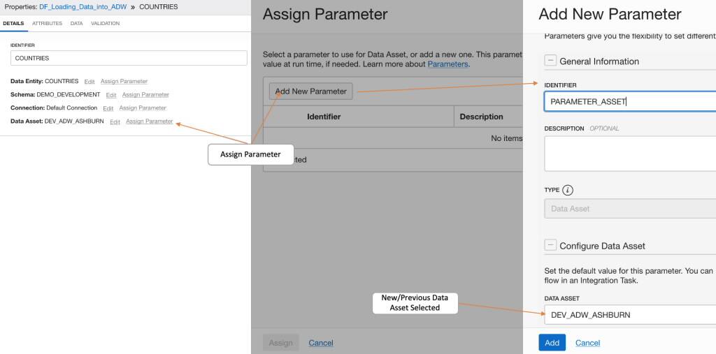 Using Parameters in Oracle Cloud Infrastructure (OCI) Data Integration