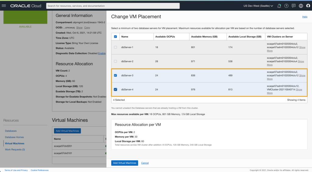 Vm Cluster Node Subsetting Now Available On Gen2 Exadata Cloud Customer