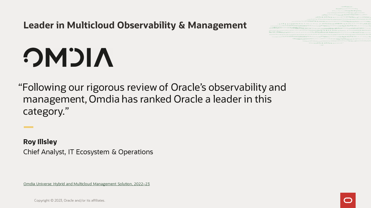 Oracle Showcases Innovations For Multicloud Observability And Management