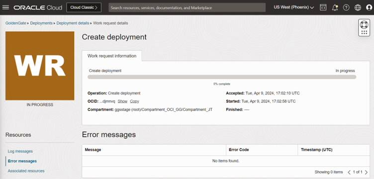 Get Started With Oci Goldengate Data Transforms 15 Deployment Creation