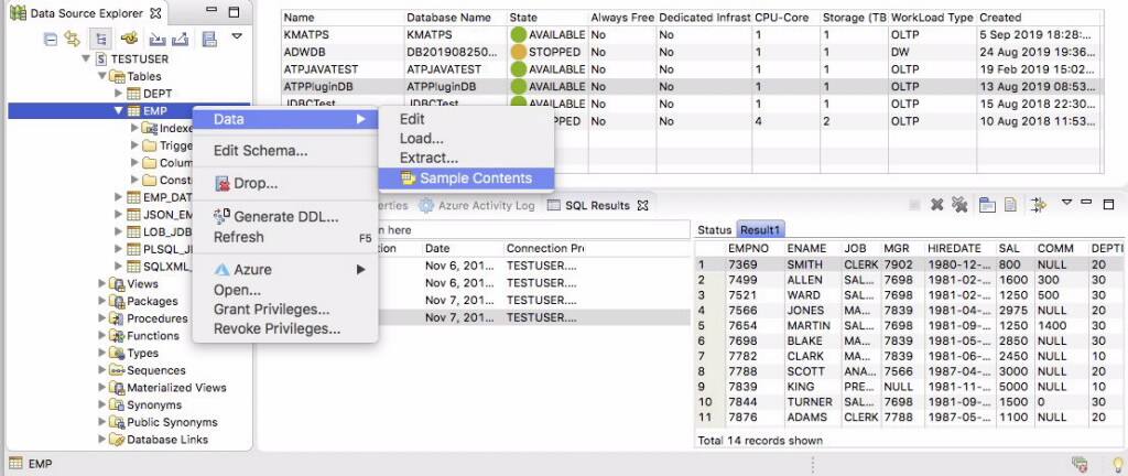 New Eclipse Plugin for Accessing Autonomous Database (ATP/ADW)