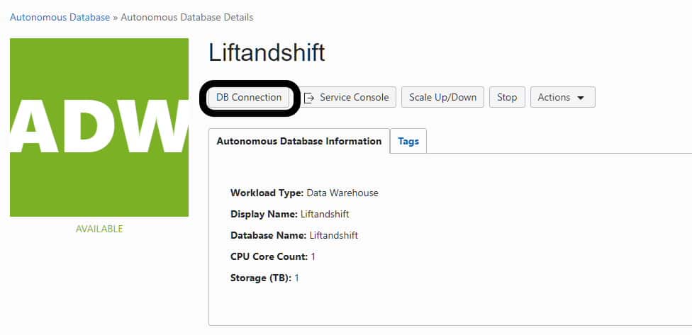 Loading data into Autonomous Data Warehouse using Datapump