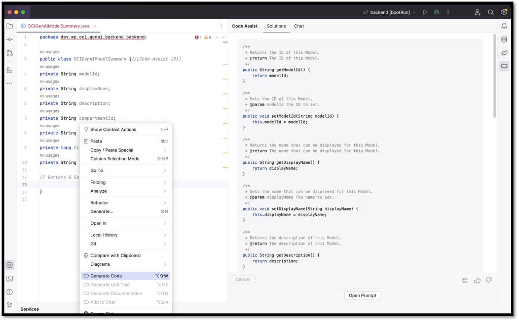 Oracle Code Assist: AI companion to boost developer velocity