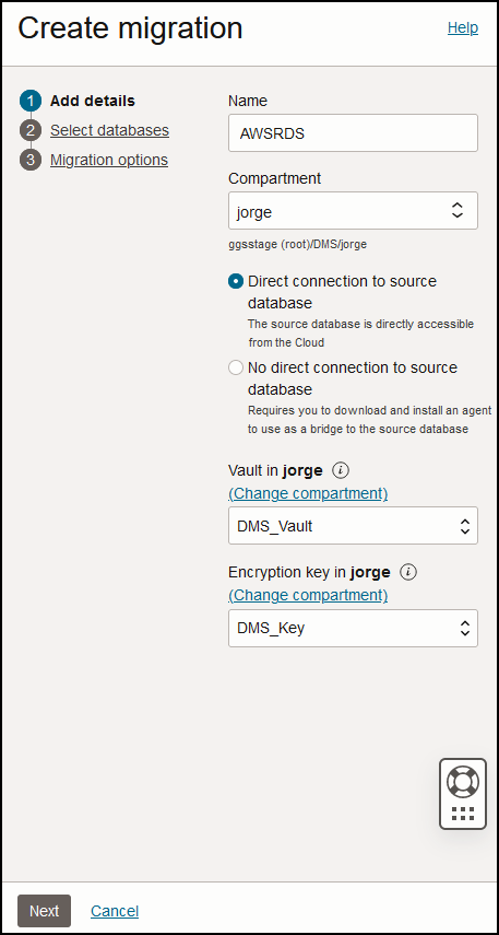 Migrate AWS RDS for Oracle to Autonomous Database using OCI Database ... Migrate AWS RDS for Oracle to Autonomous Database using OCI Database ...