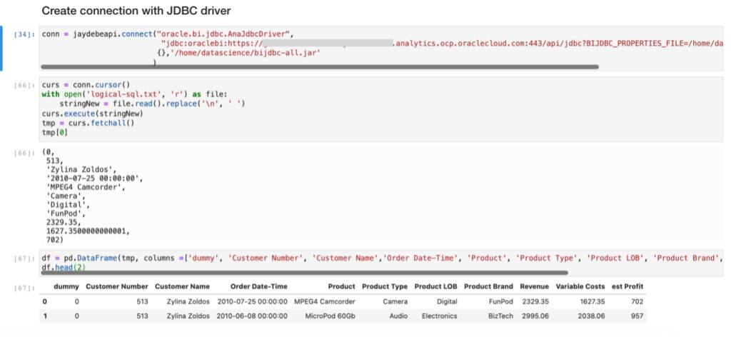 Query your OAC semantic model from an OCI Data Science environment