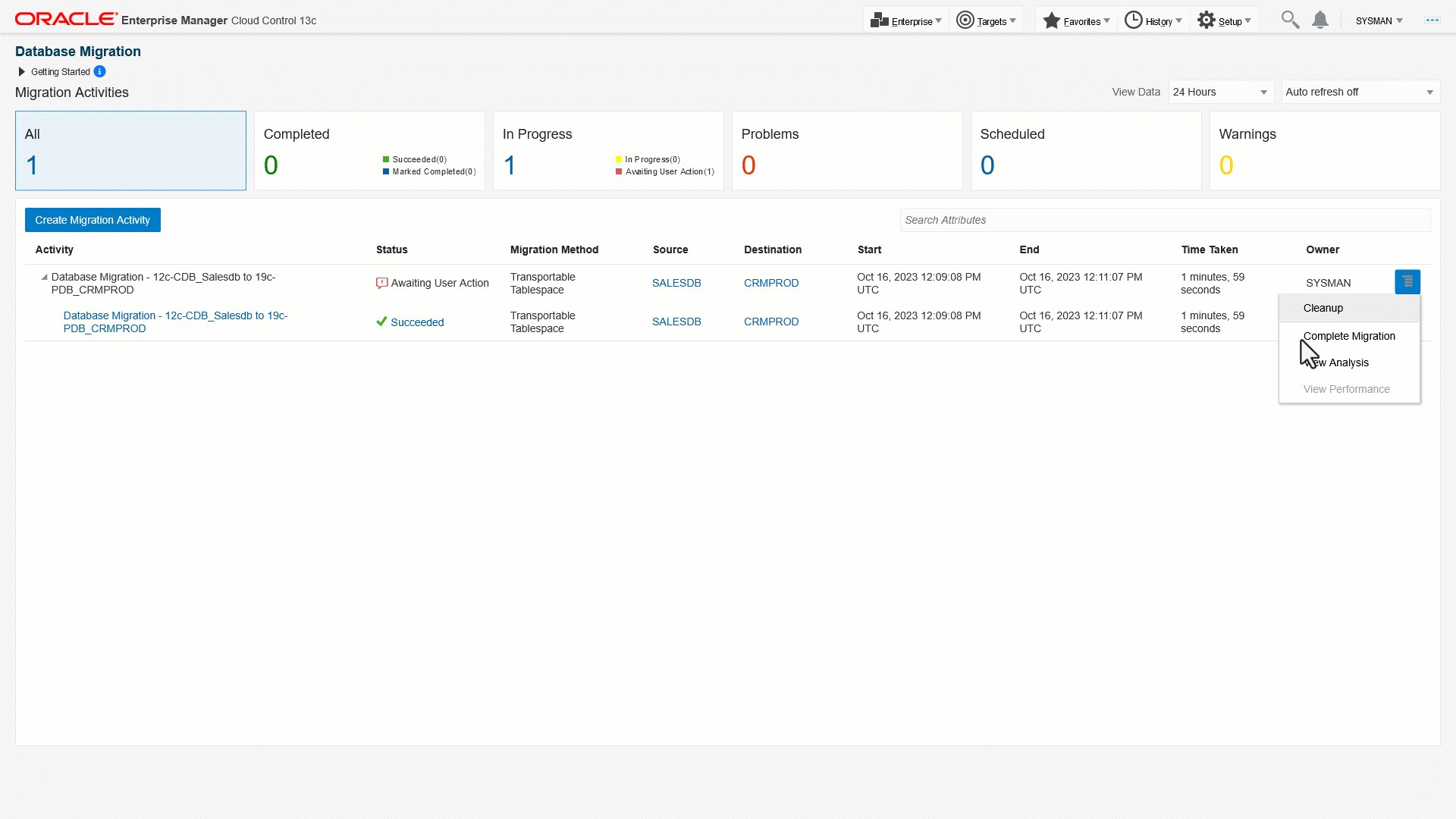 Migration Workbench’s Automatic pre and post-migration analysis report Migration Workbench’s Automatic pre and post-migration analysis report