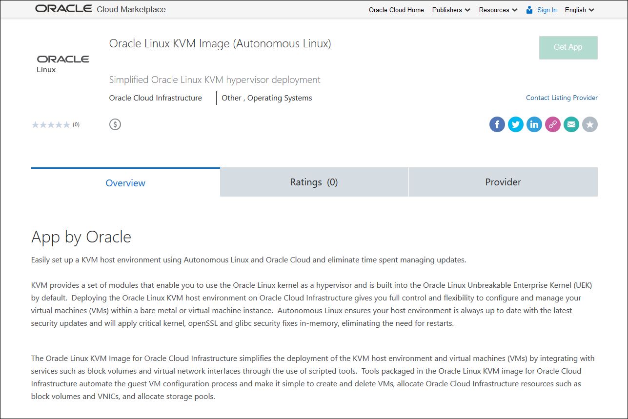 Oracle Linux KVM delivers autonomous operation in Oracle Cloud Infrastructure