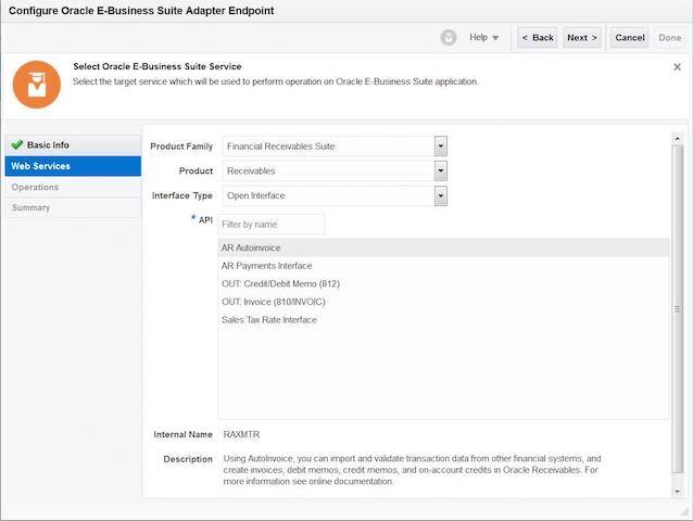 Open Interfaces Now Available from EBS Adapter in Oracle Integration Cloud