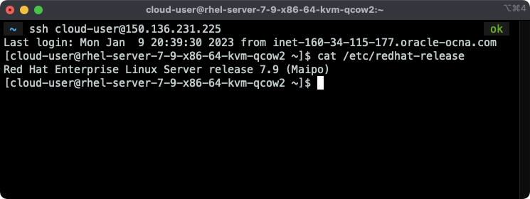Ociで実行されるrhel、oracleおよびred Hatによりサポート