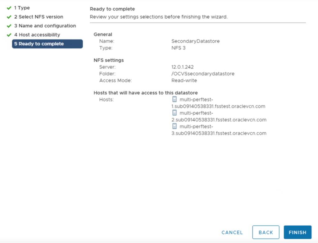 OCI File Storage service is now VMware certified