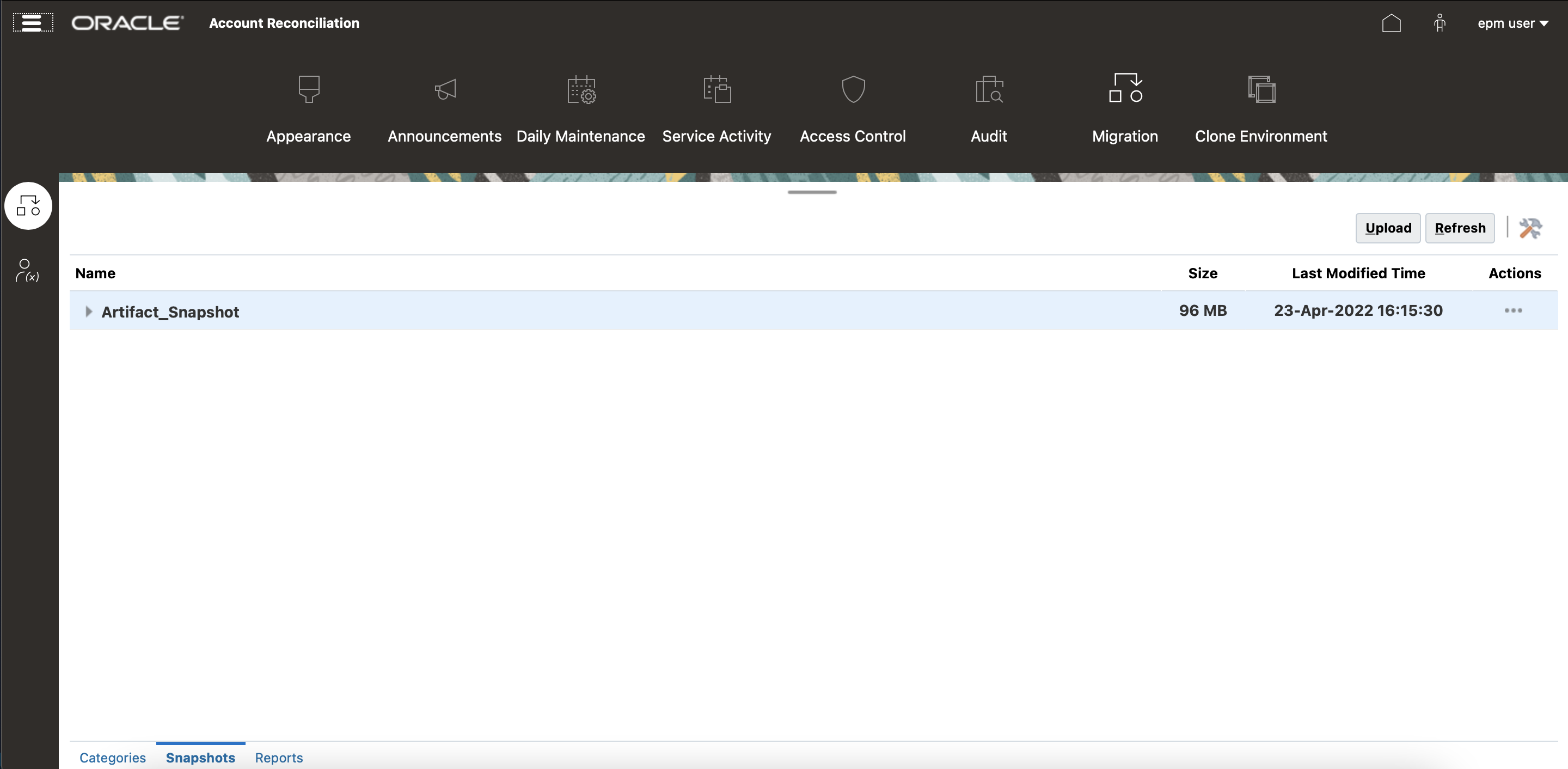 How to use EPM Automate and Oracle Object Storage for automated EPM Cloud backups and restore